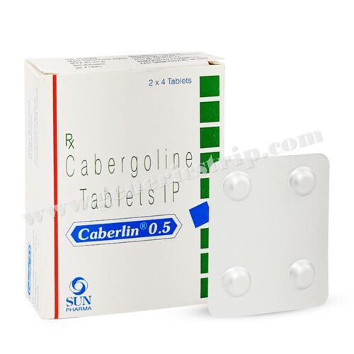 Caberlin 0.5 mg Tablet | Cabergoline | Dopamine Agonist